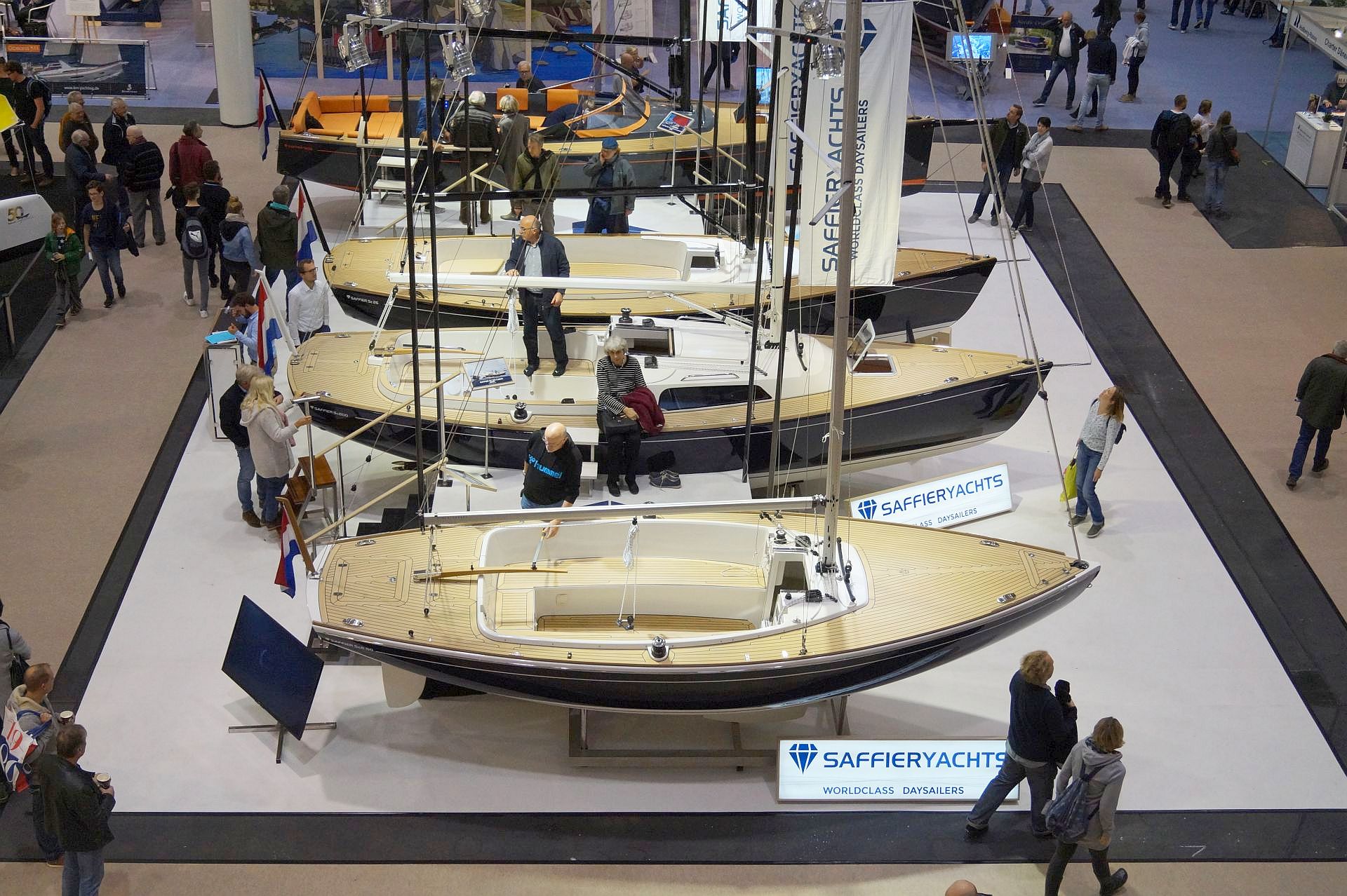 Vier Saffier Daysailer auf der Hamburg Boat Show 2018